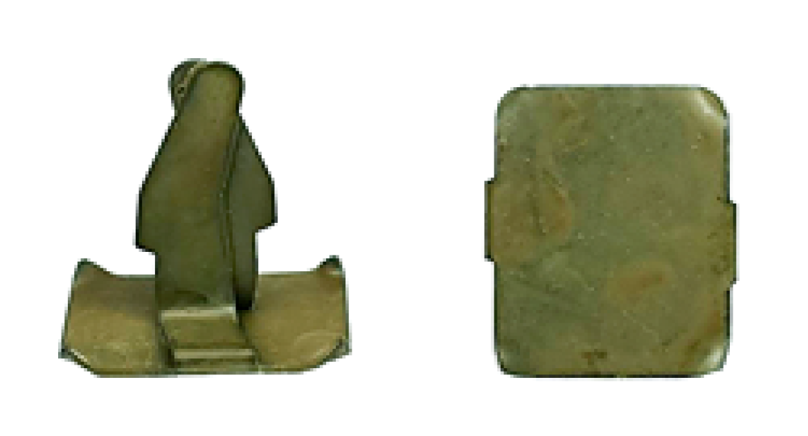 AMK 1968 Pontiac GTO 4 piece Bumper (Rr) Snubbers > Body T Shaped Metal ...