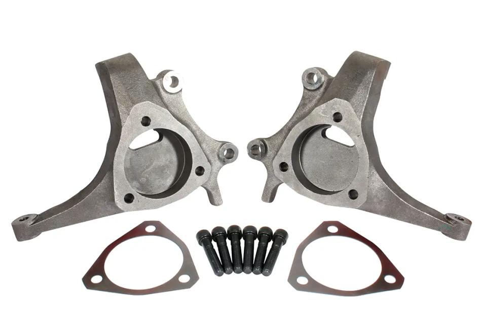 Classic Performance Corvette Style Stock Height Disc Brake Spindles ...