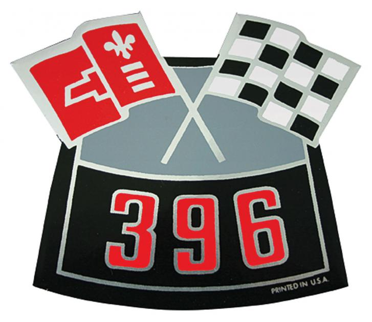 Chevelle Decal, Cross Flags, 396, 1964-1972 | Chevelle Depot