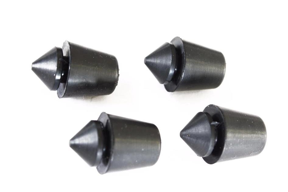 Redline Restomotive® Chevy & GMC Truck Rubber Door Bumpers, 4 Piece Set ...