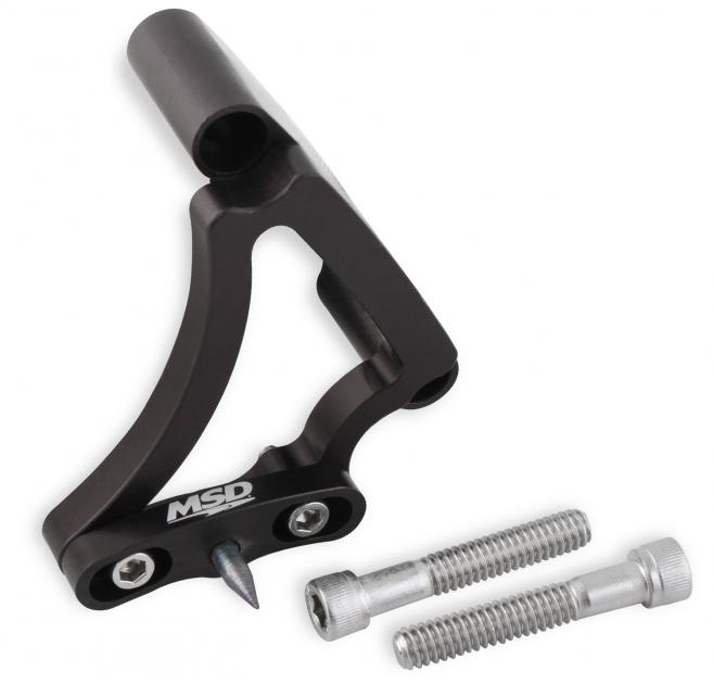 MSD Adjustable Billet Timing Pointer, SBC 89881 | Chevelle Depot