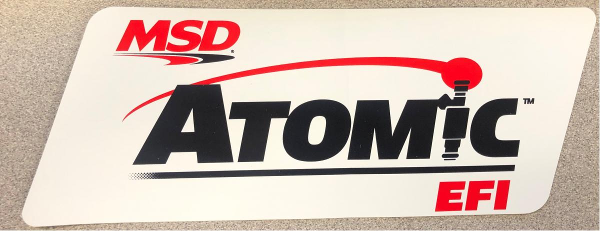 MSD Decal ATOMIC EFI 9292 | Chevelle Depot