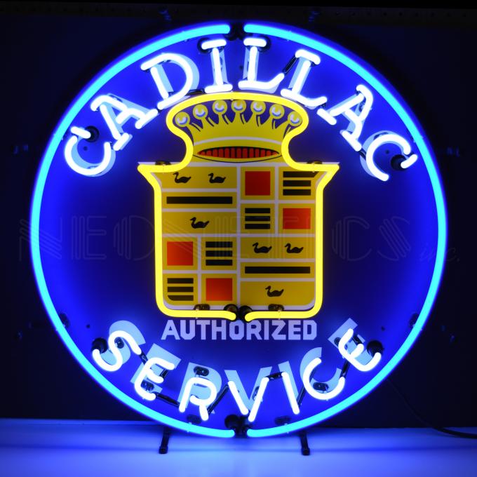 Neonetics Standard Size Neon Signs, Cadillac Service Neon Sign ...