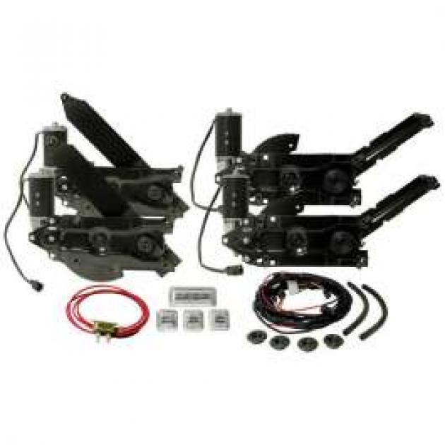 Chevelle Power Window Conversion Kit, 4 Window, 2-Door Coupe, 1970-1972 ...