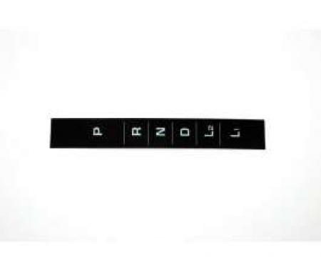 Chevelle Shift Indicator Lens, Center Console, Shifter Conversion ...