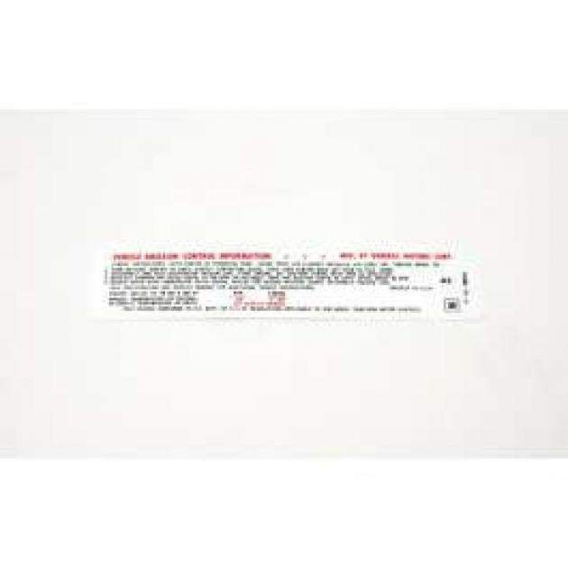 Chevelle Decal, Emission (454/360, 390hp), 1970 | Chevelle Depot