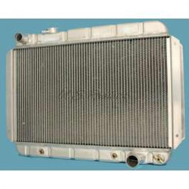 Chevelle Radiator, 25 Core, Unpolished Aluminum, For Cars With ...