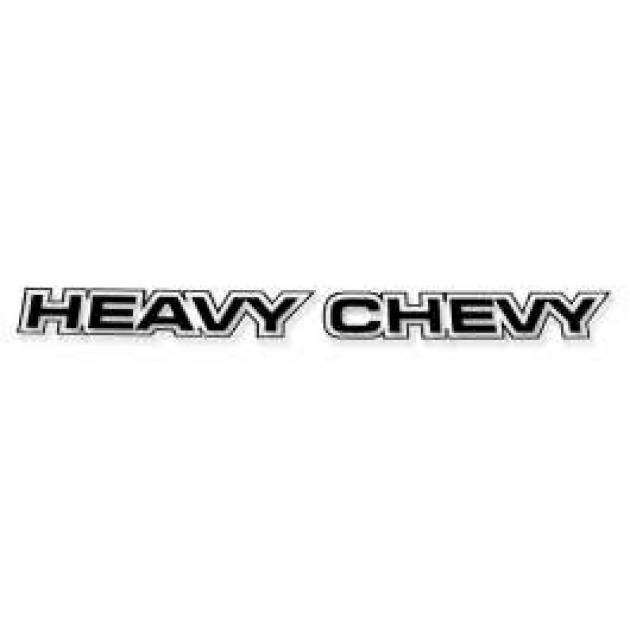 Chevelle Decal, Heavy Chevy, Body Decal, Black, 1971-1972 | Chevelle Depot