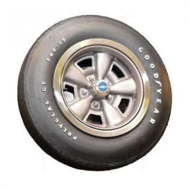 Chevelle Tire, F60/15 Raised White Letter, Goodyear Polyglas GT Bias ...