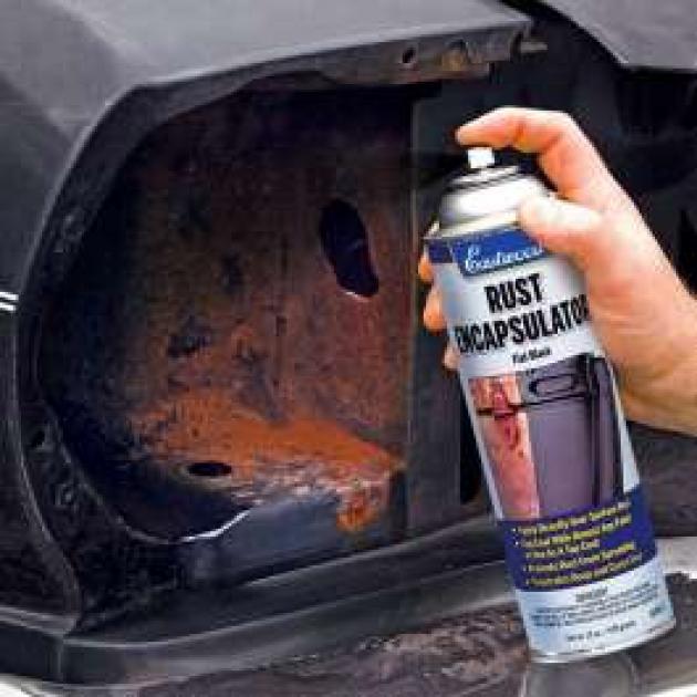 Rust Encapsulator Black Aerosol Paint, 16oz | Chevelle Depot