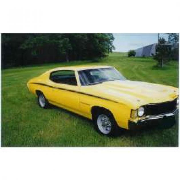 Chevelle Body Stripe & Hood Decal Kit, Heavy Chevy, Complete, White ...