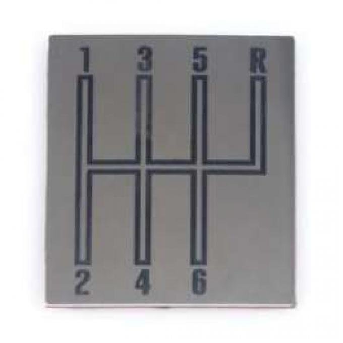 Chevelle Shift Indicator Plate, Console, 6-Speed, 1966-1967 | Chevelle ...