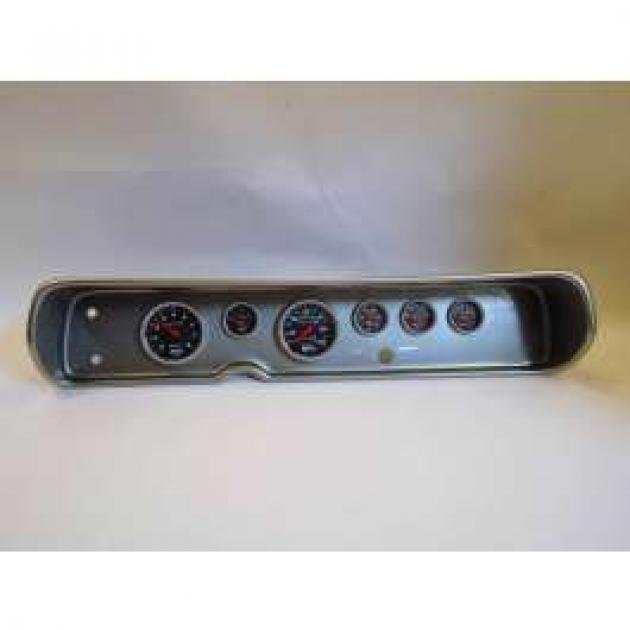 Chevelle Instrument Cluster Panel, Aluminum Finish, With Sport Comp ...
