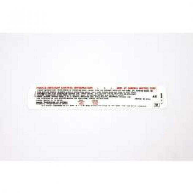 Chevelle Decal, Emission (350/350hp), 1970 | Chevelle Depot
