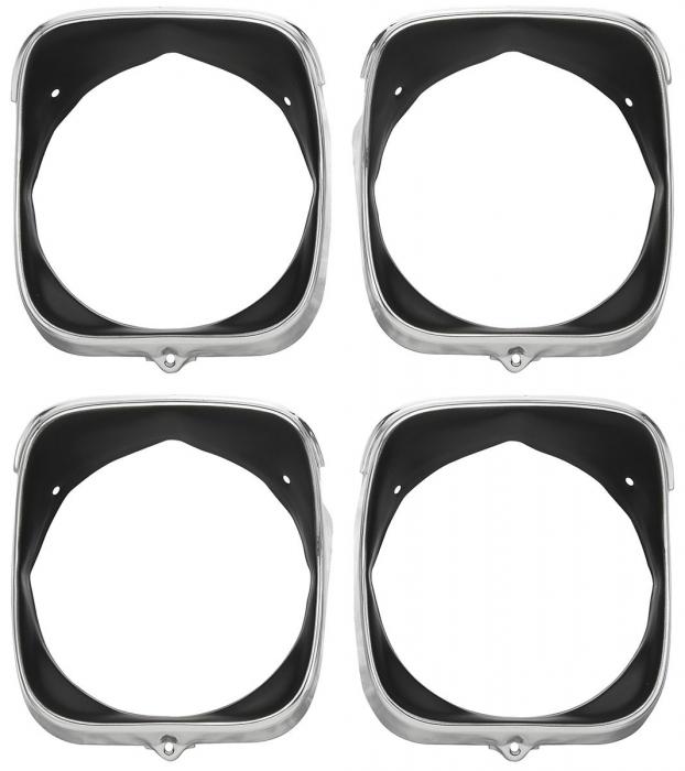 RestoParts Headlamp Bezels, 1969 Chevelle/El Camino HLB691 | Chevelle Depot
