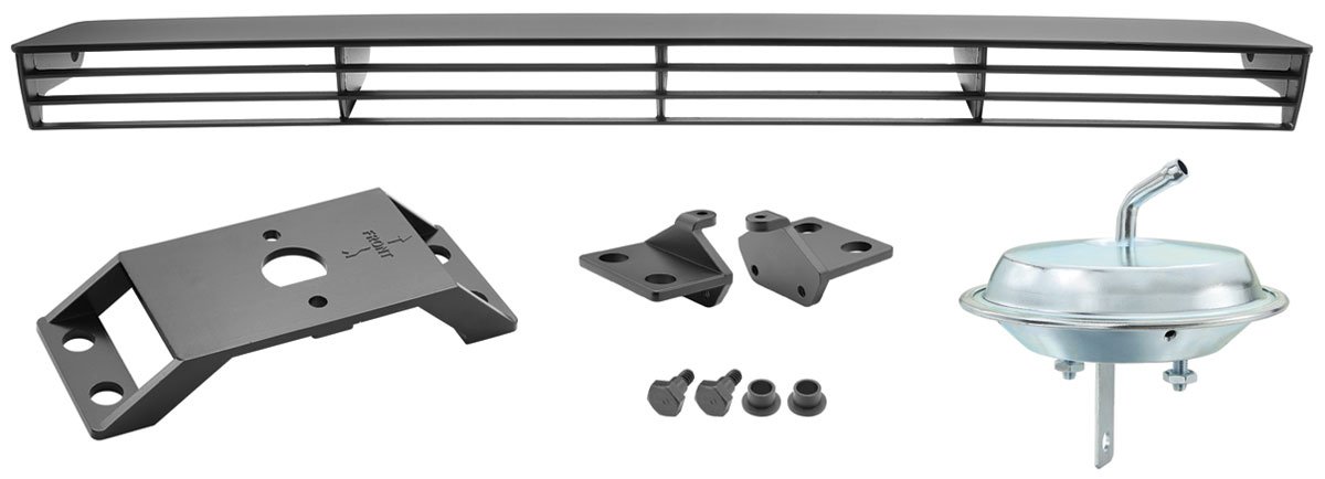 RestoParts Hood Cowl Door Kit, 1970-72 Chevelle/El Camino, SS, Cowl ...