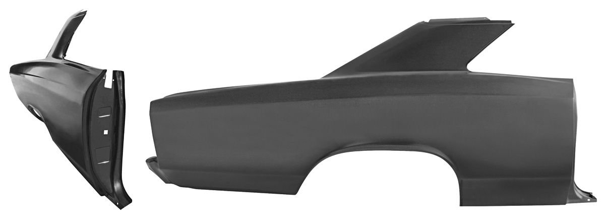 RestoParts Quarter Panel, 66-67 Chevelle, Coupe, Complete, Right Hand ...