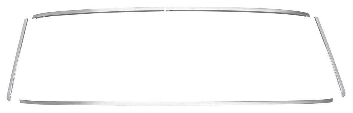 RestoParts Window Reveal Molding Set, Rear 1964-65 Chevelle CH26312 ...