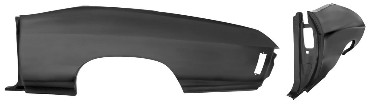 RestoParts Quarter Panel, 70-72 Chevelle, Convertible, Complete, Left ...