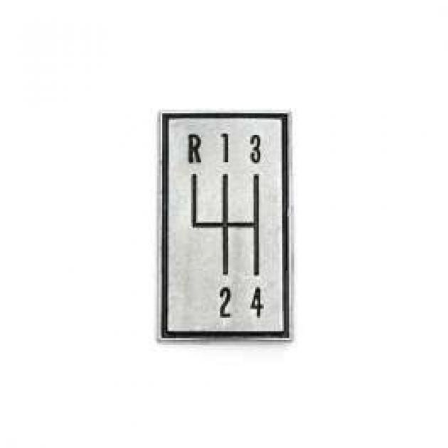 El Camino Four Speed Console Shift Plate Indicator, 1966-1967 ...