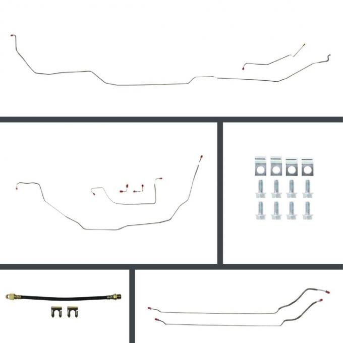 Right Stuff 1969 GM A-Body, Pre-Bent Power Front Disc Brake Conversion ...