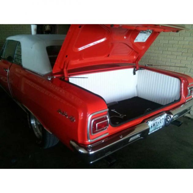 Chevelle Trunk Upholstery Panel Kit, 1/4 Tempered Hardboard, 1964-1965 ...