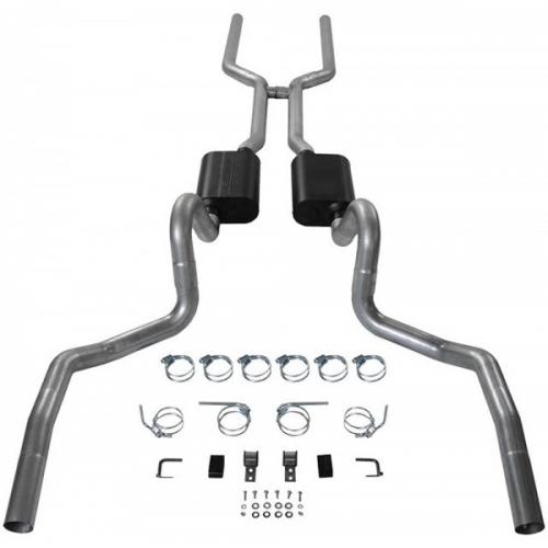 Chevelle Exhaust System, Dual, 3, Aluminized American Thunder, For Cars ...