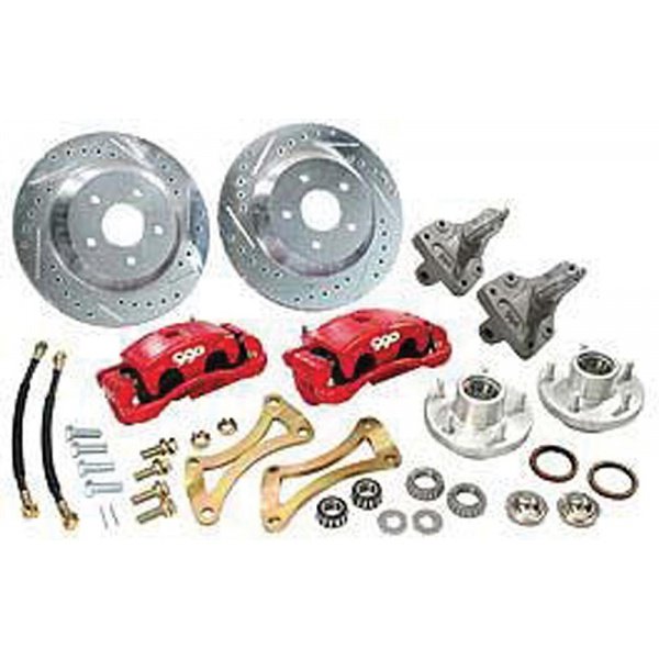 El Camino Disc Big Brake Conversion Kit, Front, With 2 Drop Spindles ...