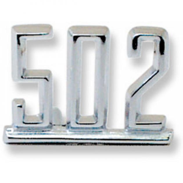 Chevelle Fender Emblem, 502, 1964-1967 | Chevelle Depot