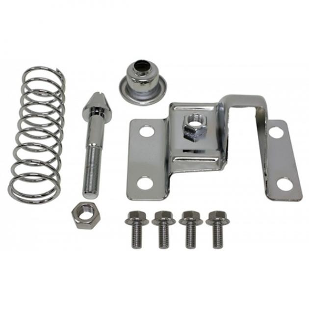 Chevelle Chrome Upper Hood Latch Cover Kit, 1967-1972 | Chevelle Depot