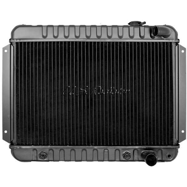 El Camino Radiator, Small Block, 4-Row, Curved Outlet, For Cars With ...