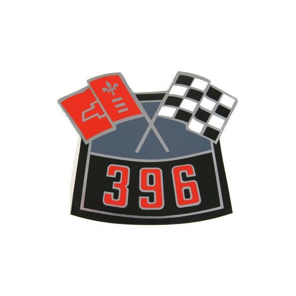 Chevelle Decal, Cross Flags, 396, 1964-1972