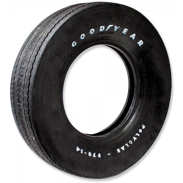 Chevelle Tire, F70/14 Raised White Letter, Goodyear Custom Wide Tread ...