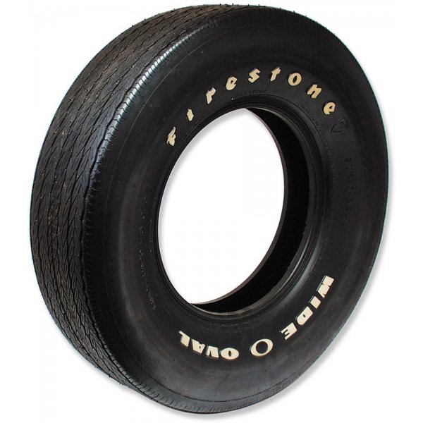 Chevelle Tire, Firestone Wide Oval, E70X14, White Letters, All Years ...