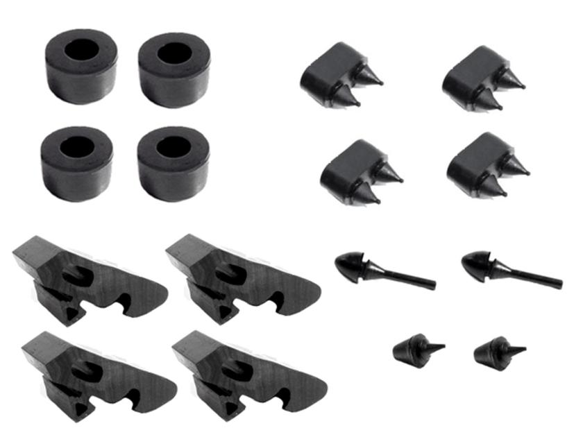 Metro Moulded Parts 1968-1972 Chevrolet El Camino Snap-in-Bumper Kit ...