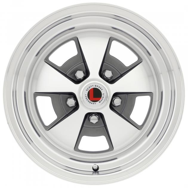 Legendary Wheels 15 X 7 Legendary Flat 5 Alloy Wheel, 5 on 4.5 BP, 4.25 ...