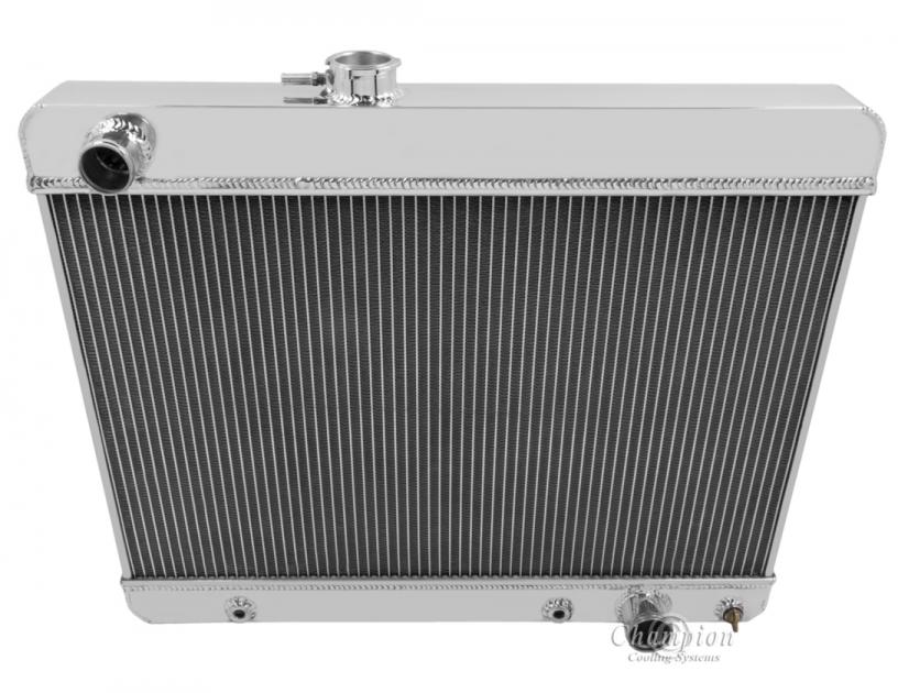 Champion Cooling 2 Row All Aluminum Radiator Made With Aircraft Grade ...