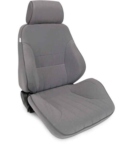 Procar Smoothback Rally Seat, with Headrest, Right, Velour
