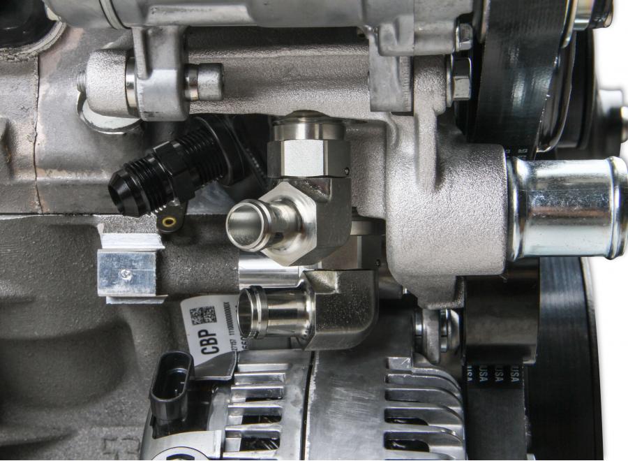 Holley Premium Mid-Mount Complete Accessory System for GM Gen v LT5 Dry Sump Engines-Black ...