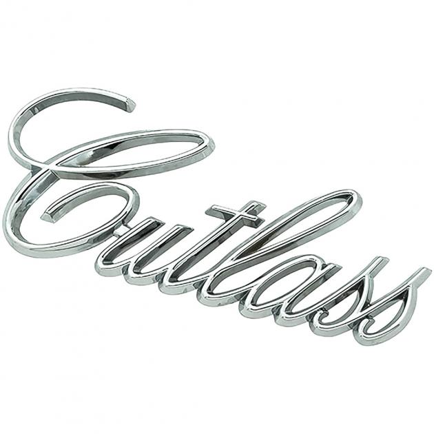 OER 1971-77 Oldsmobile Cutlass, Die-Cast Fender Emblem, Cutlass Script ...