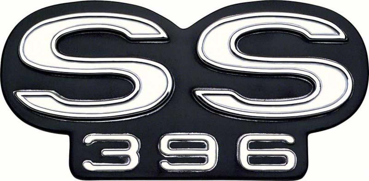 OER 1967 Chevelle "SS 396" Rear Panel Emblem 4229992 | Chevelle Depot