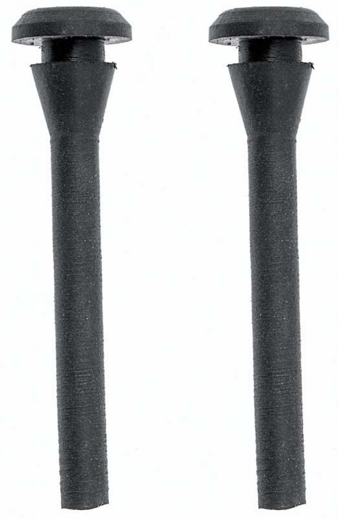 OER 1958-59 Impala / Full Size / El Camino Rear Gas Filler Door Bumpers ...